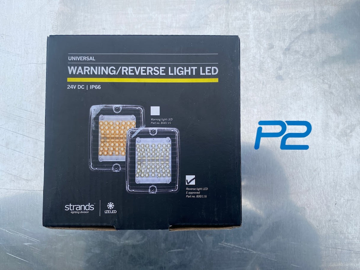 Strands rear lights LED, reverse clear lens – P2 Truckstyle